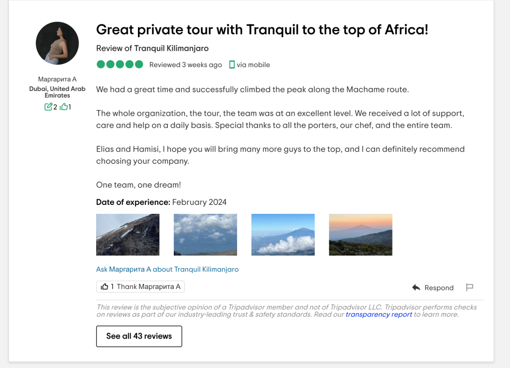 Our Guide Hamisi Shares his journey, from porter to guide