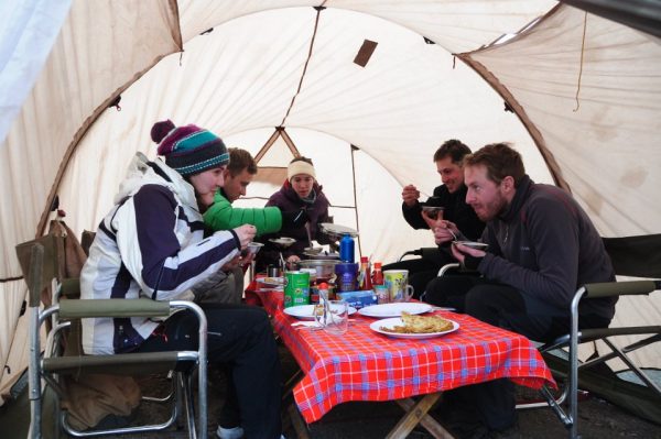 Mess Tents, Mount Kilimanjaro Camping