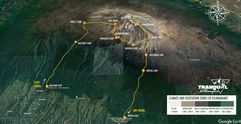 7 Days Machame Route