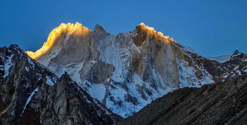 Meru Peak in India compared to Mount Meru in Tanzania