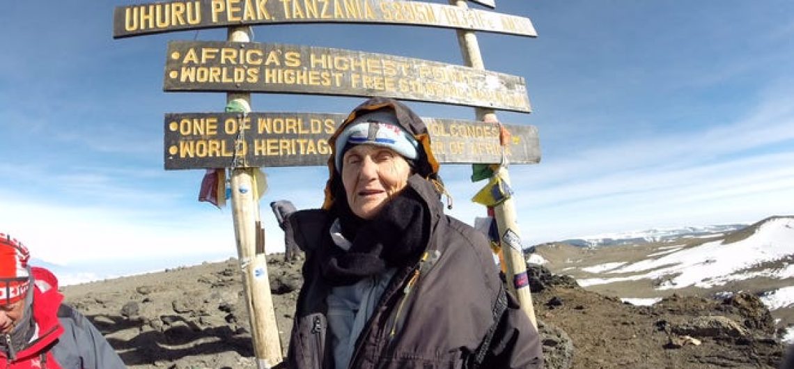 Anne Lorimor, 89 becomes the oldest person to climb Mount Kilimanjaro