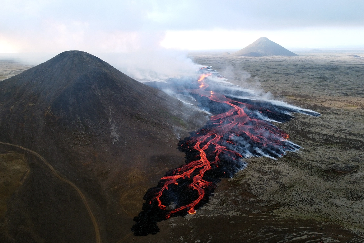 Volcano erupts near Iceland’s capital, Reykjavik. Thrice in a row for ...
